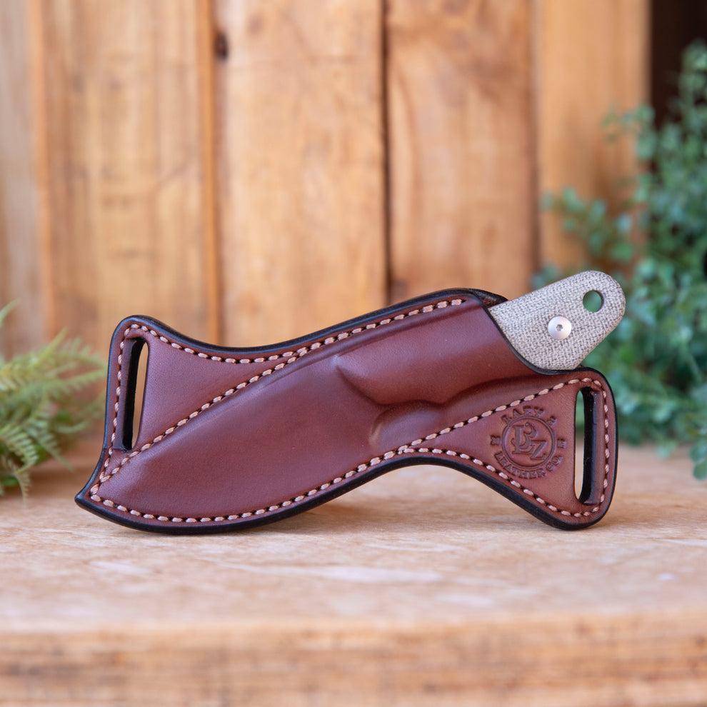 Viper Handy Fixed Blade + Custom Leather Sheath | Lazy 3 Leather – Lazy 3 Leather Company