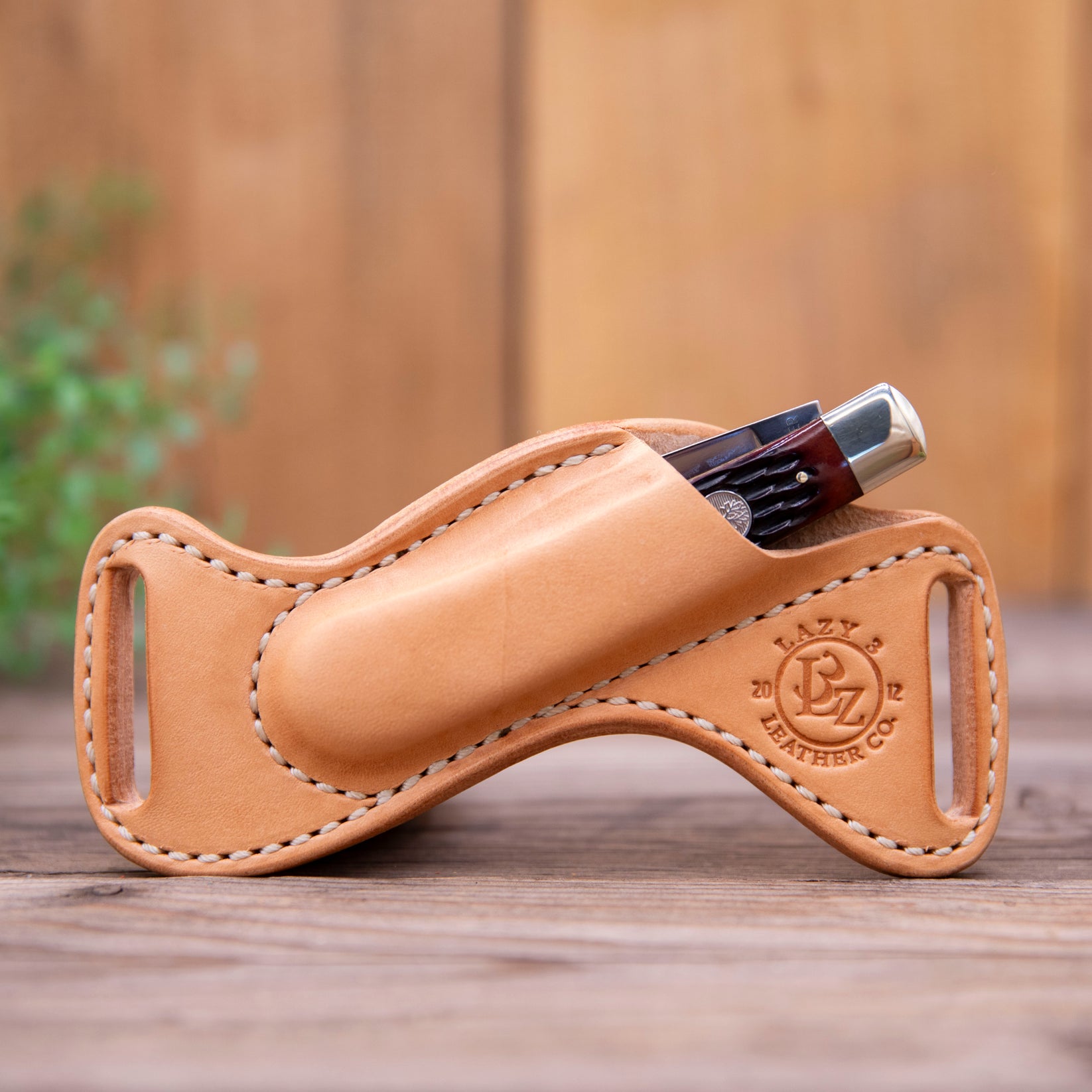 Right Hand Boker Tree Brand Bishops Scout Carry Sheath – Lazy 3 Leather ...