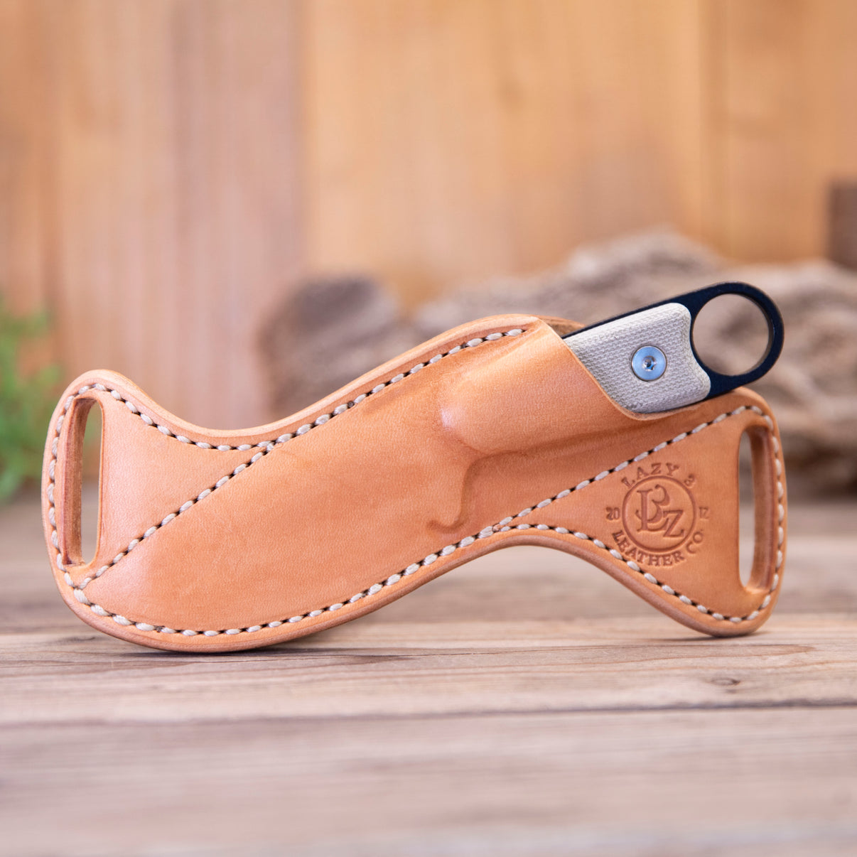 Esee Izula w/ Bishop Scout Carry Sheath – Lazy 3 Leather Company