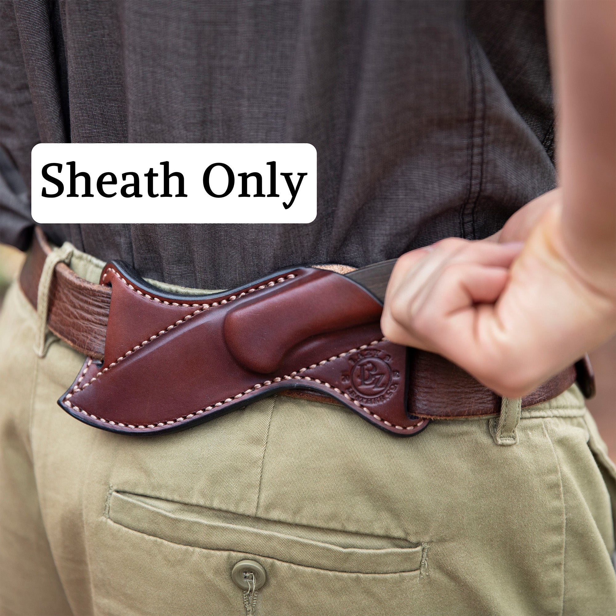 Buck 113 Leather Sheath – Handmade Scout Carry – Sheath Only – Lazy 3 ...