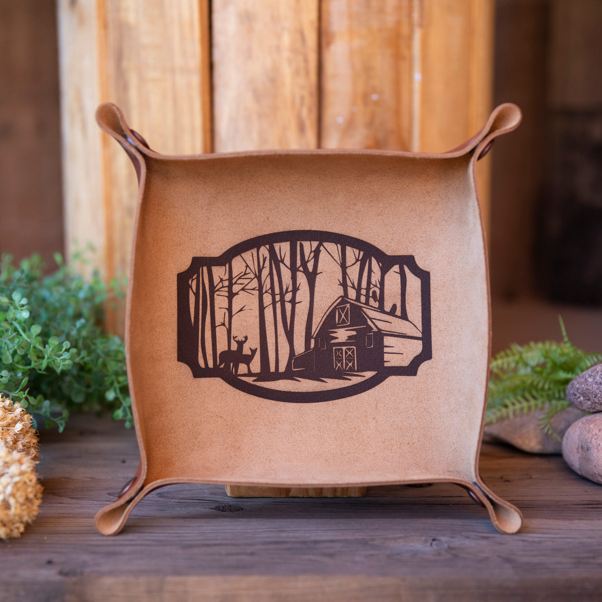 Valet Tray Large – Lazy 3 Leather Company