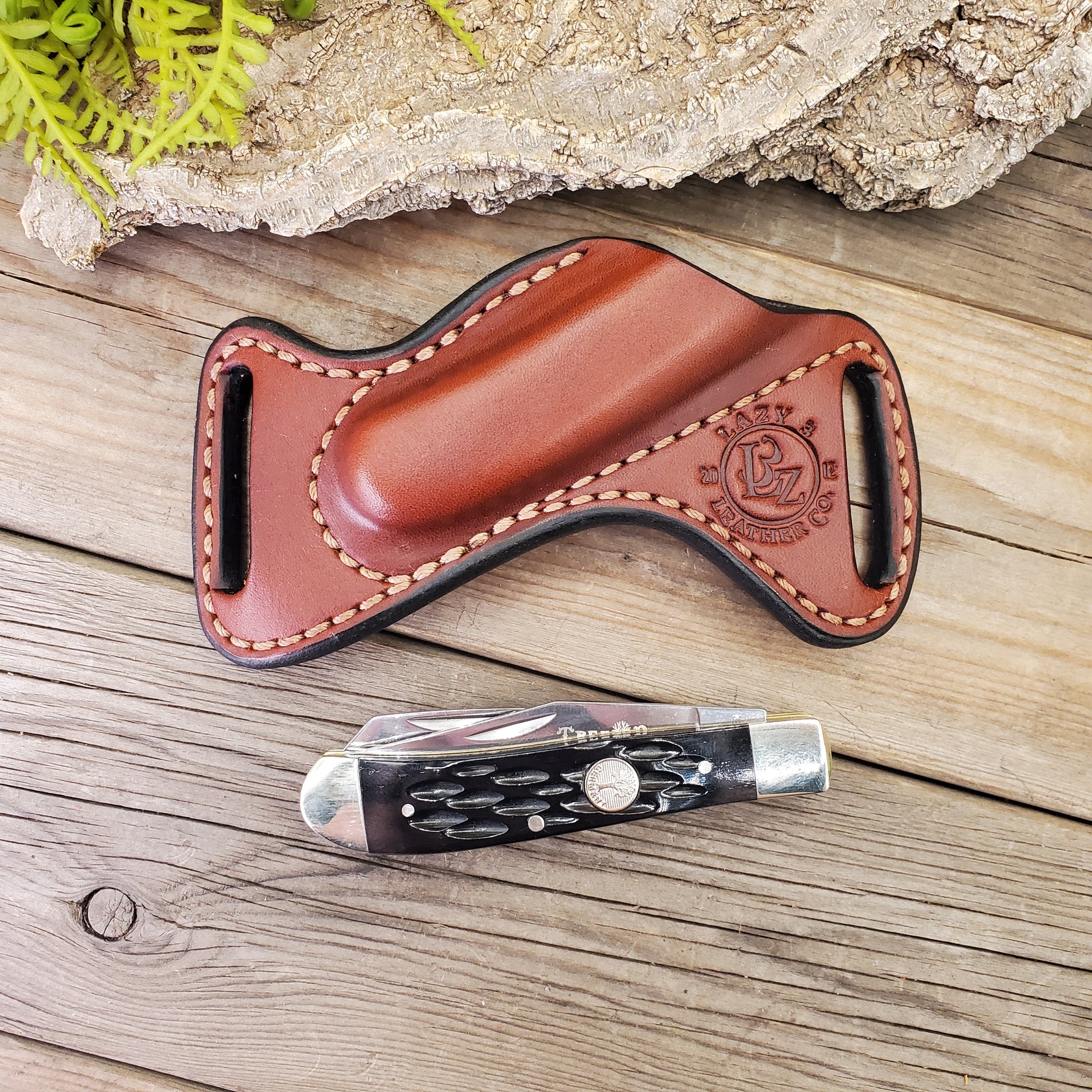 Mini Boker Tree Brand Bishops Scout Carry Sheath – Lazy 3 Leather Company